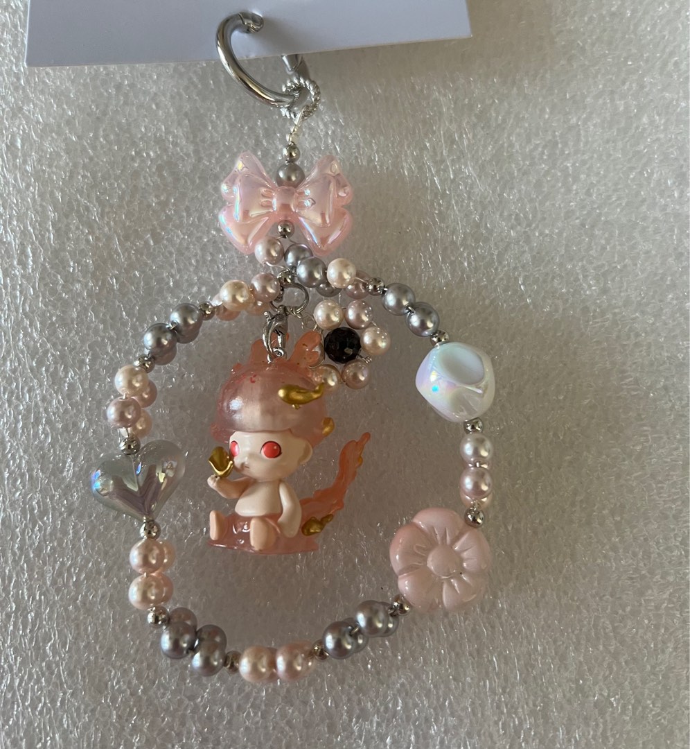 New Popmart Dimoo dragon inspired popbean handcrafted Bag charm ...