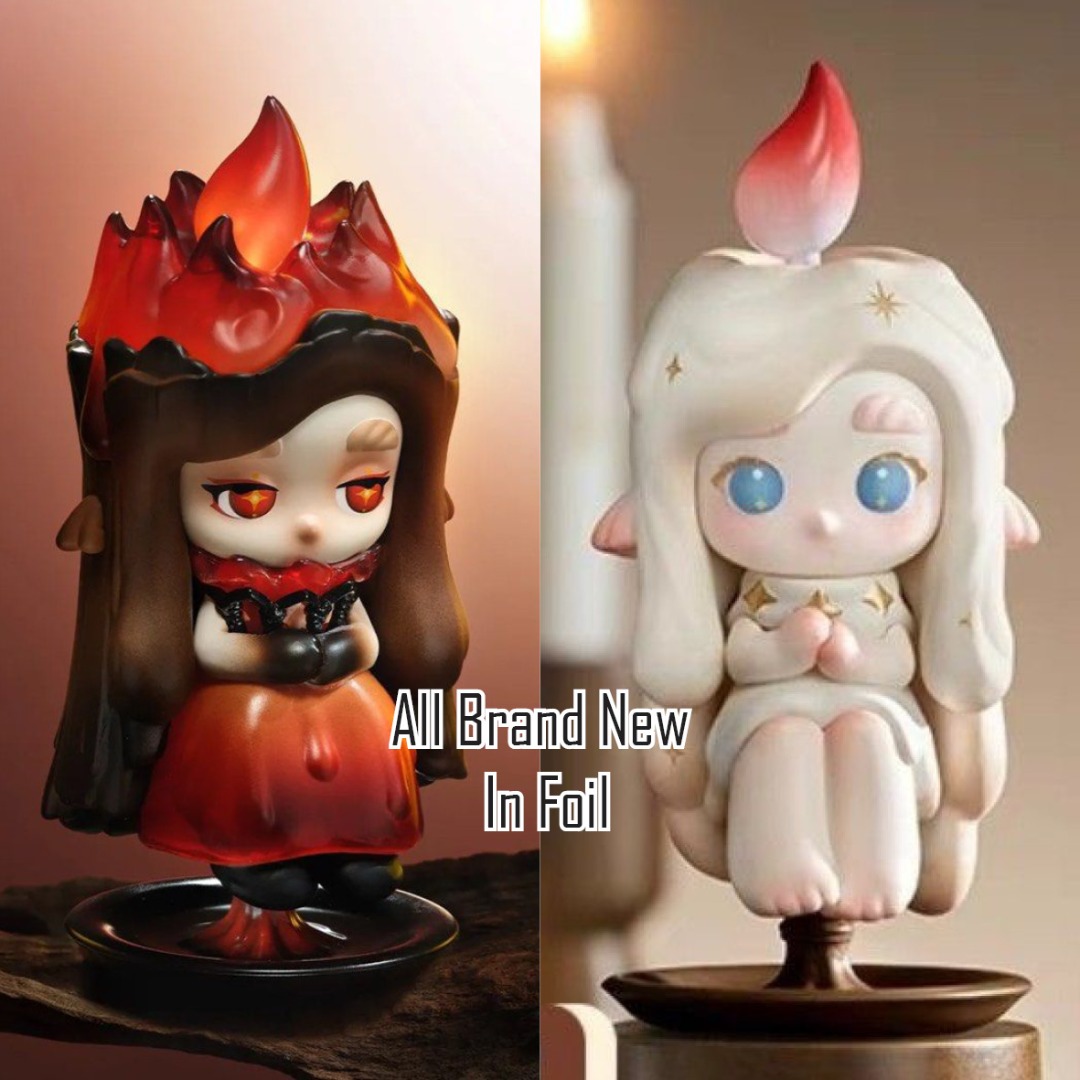 new [set of 2] Chaka Candlelight & Firewood popmart, Hobbies & Toys ...