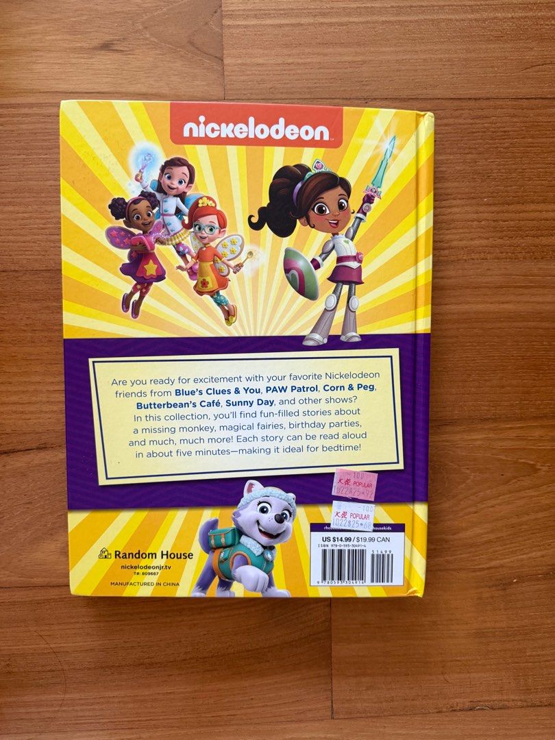 Nickelodeon 5-Minute Stories Collection, Hobbies & Lifestyle, Books ...