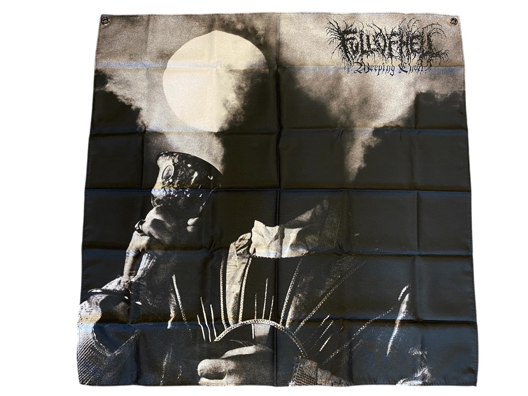 OFFICIAL FULL OF HELL FLAG, Hobbies & Toys, Music & Media, Music ...