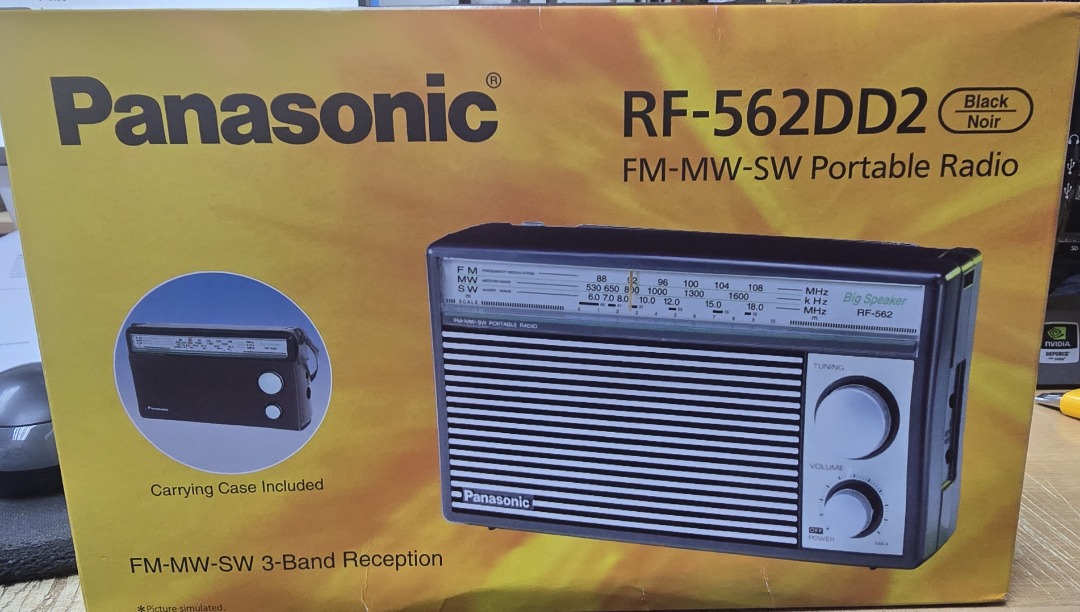 Panasonic RF-562DD2 FM-MW-SW Portable Radio, Audio, Portable Music ...