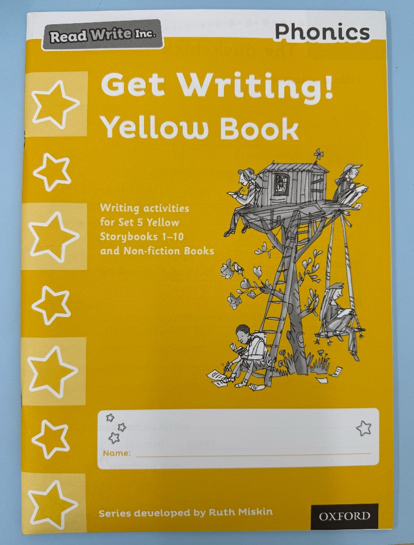 Phonics RWI Read Write Inc Get Writing Books, 興趣及遊戲, 書本 & 文具, 兒童書籍 ...