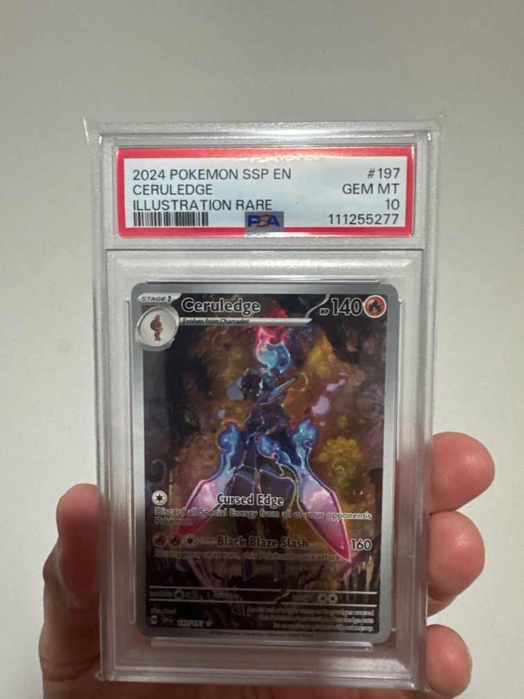 Pokemon Eng Ceruledge SSP #197 PSA 10, Hobbies & Toys, Toys & Games on ...