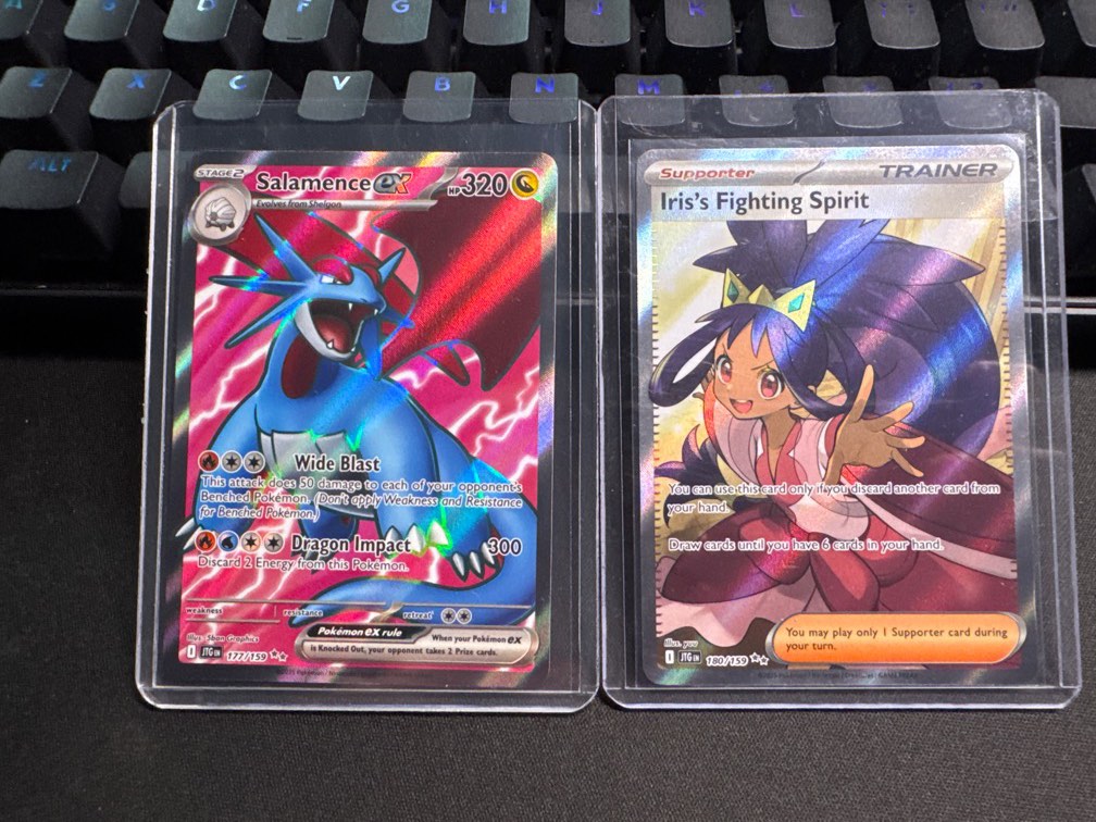 Pokemon TCG Journey Together Salamence & Iris’s Fighting spirit SR FA ...