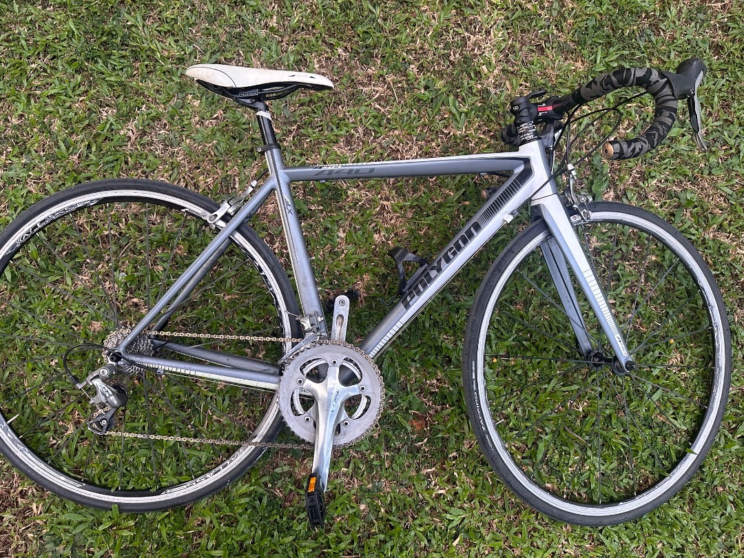 Polygon Helios A4 road bike M aluminium frame carbon fork , Sports ...