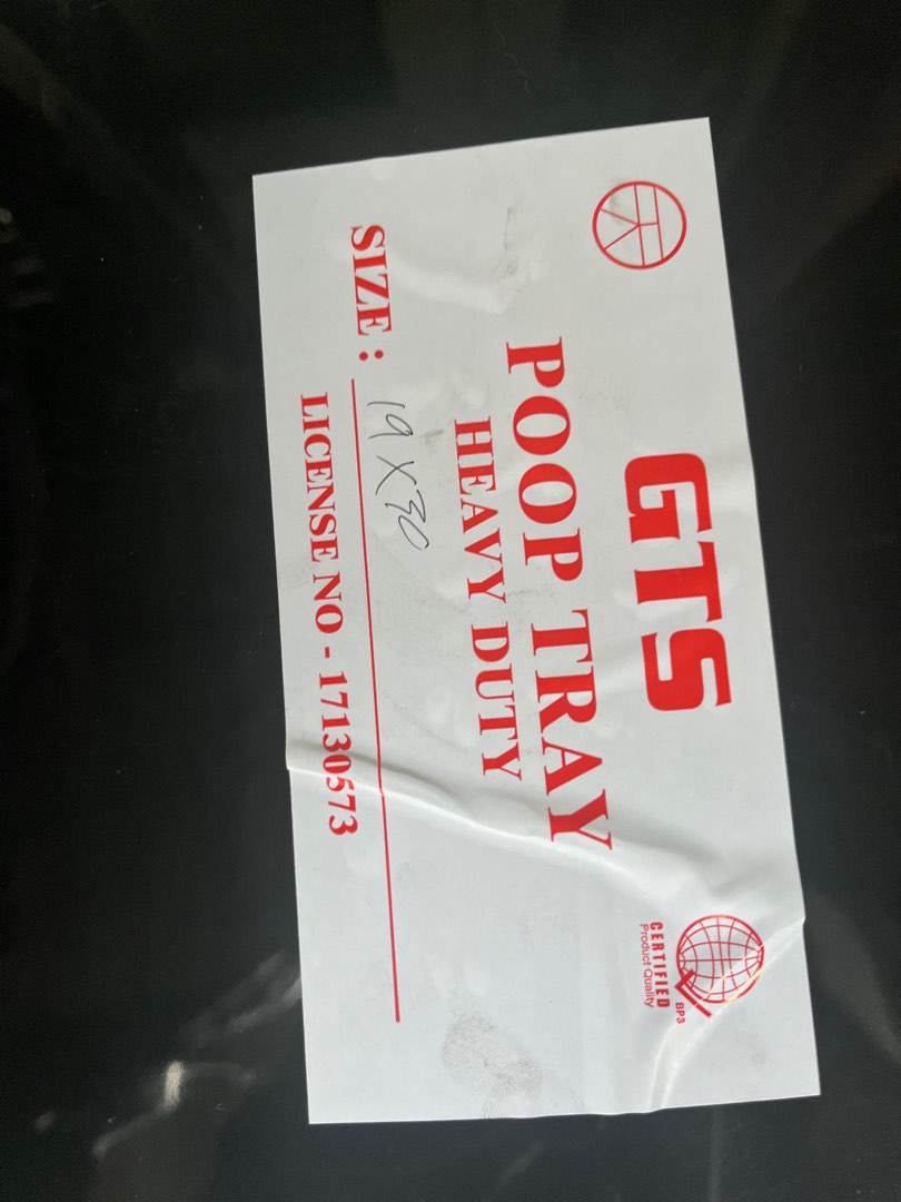 Poop tray heavy duty, Pet Supplies, Homes & Other Pet Accessories on ...