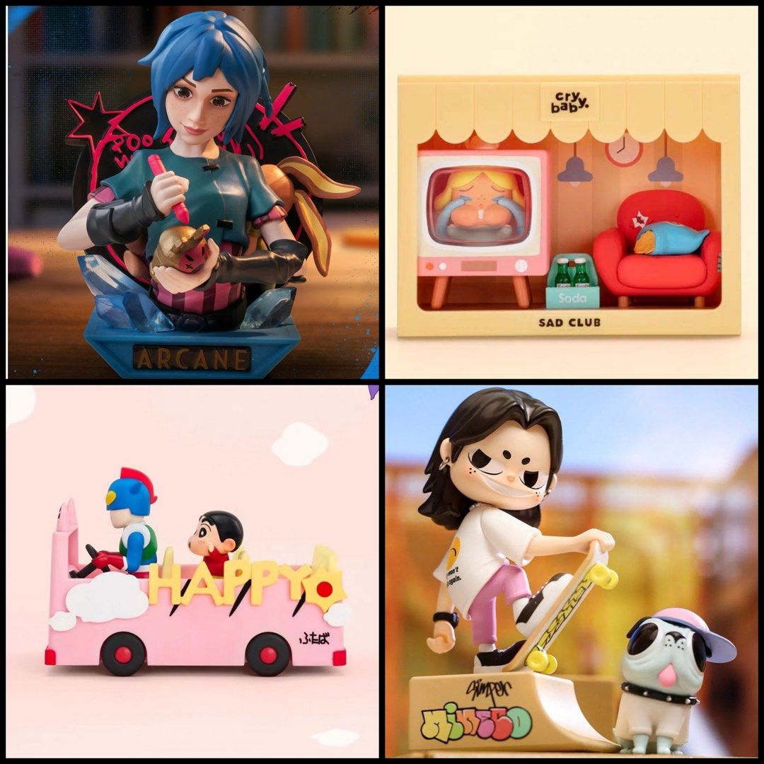 Popmart Vita Extreme Sports Series | Vita Skateboard | Popmart Secret | League Of Legends Arcane ...