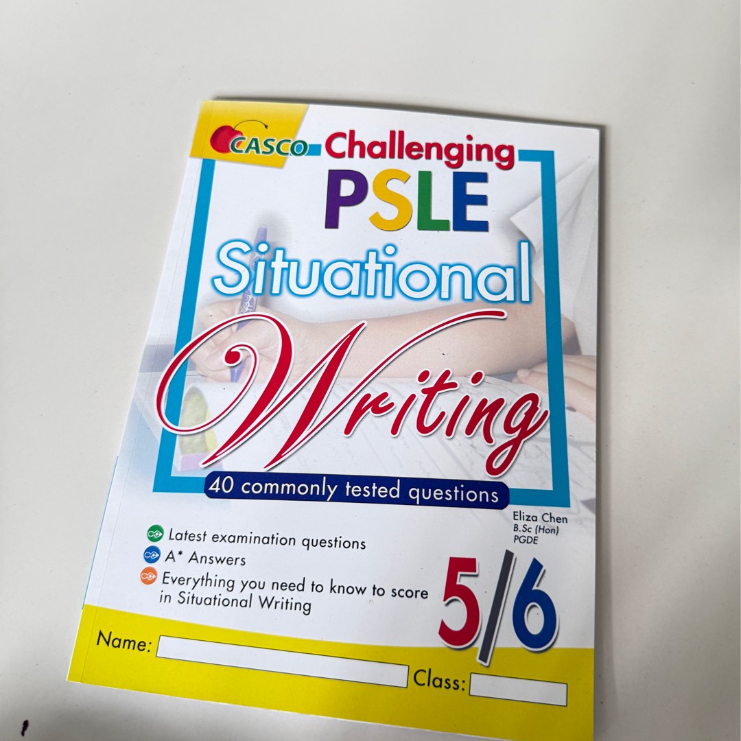 PSLE Situational writing book, Hobbies & Toys, Books & Magazines ...