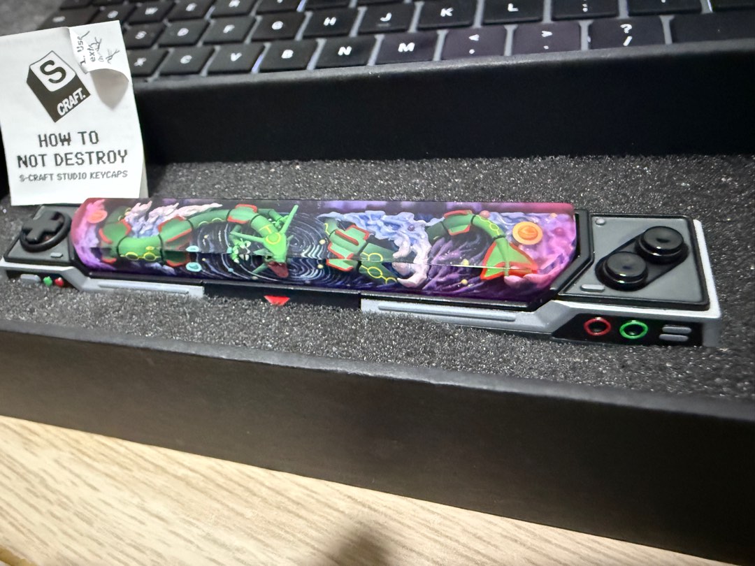 Pokemon Rayquaza S-Craft Studio Spacebar keycap, Computers & Tech ...
