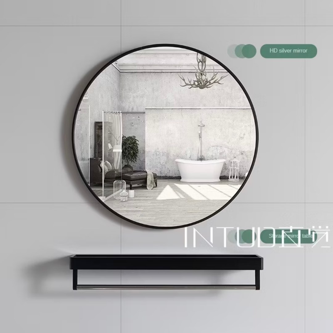 Round Wall Mirror | Bedroom Wall Mirror | Bathroom Round Mirror ...