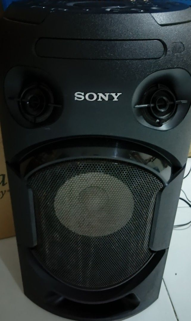 SONY MHC-V21D Bluetooth Megasound Party Speaker - Black, Audio ...