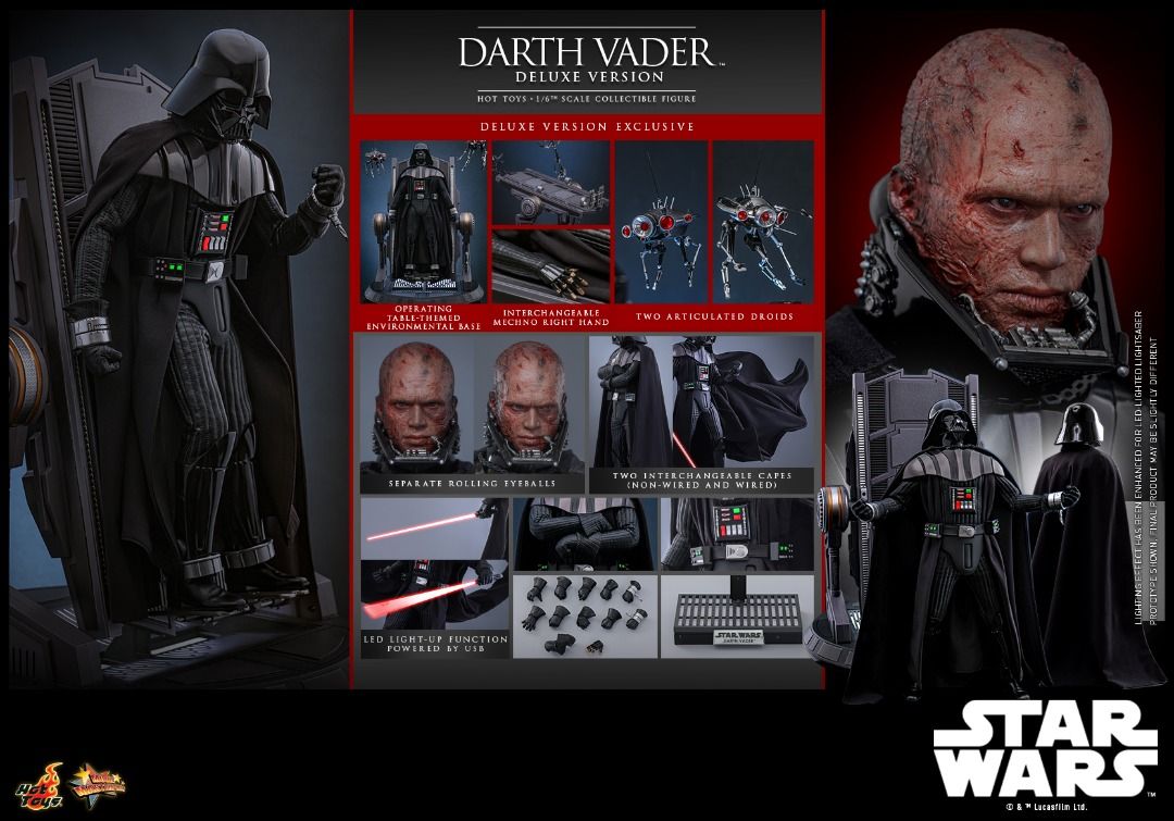Star Wars : Movie Masterpiece Series MMS811 - Darth Vader (Deluxe ...