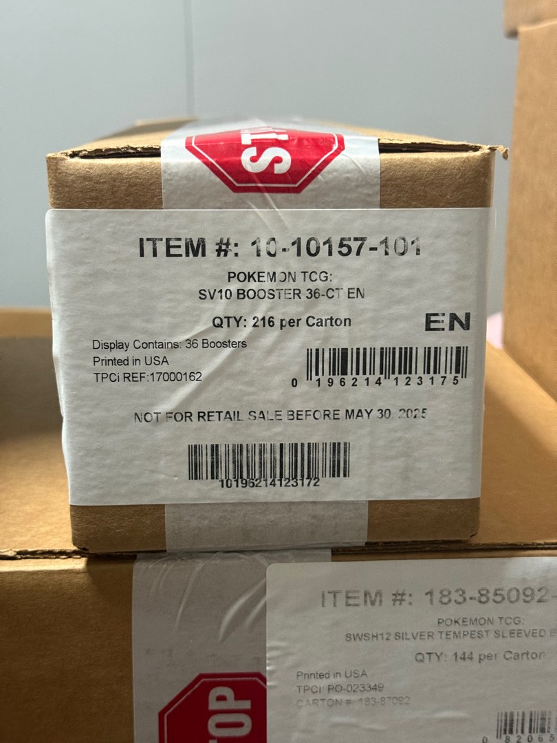 SV10 Destined Rivals Booster Box Case Pokemon TCG, Hobbies & Toys, Toys ...