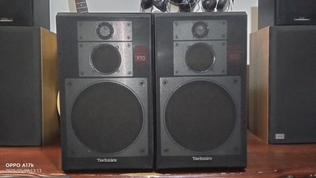 Technics SB-F70 3-Way Speaker System, Audio, Soundbars, Speakers & Amplifiers on Carousell