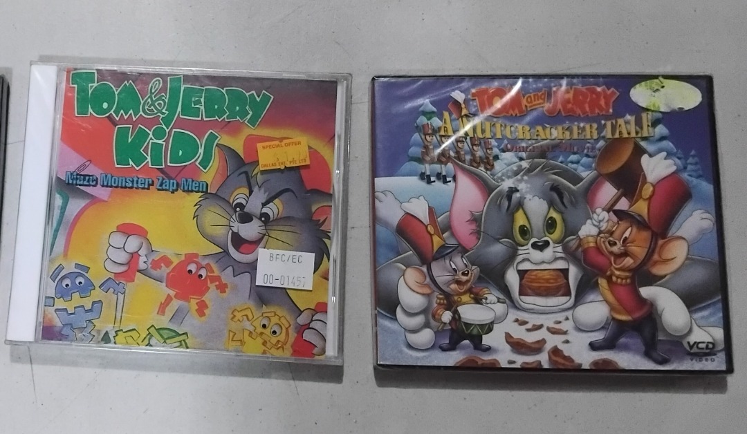 Tom & Jerry VCD bundle - Tom & Jerry Kids : Maze Monster Zap Men and ...
