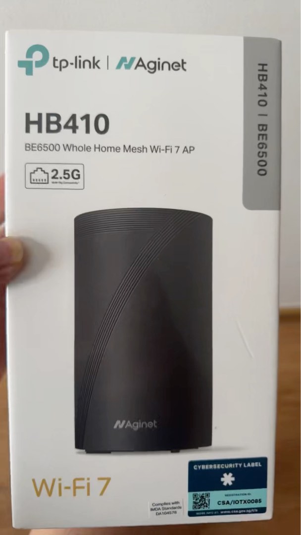 TP-Link HB410 BE6500 Whole Home Mesh Wi-Fi 7 AP, Computers & Tech ...