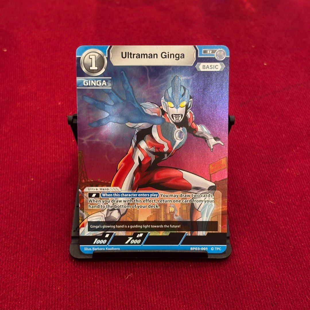Ultraman Card Game UCG BP03-001 Ultraman Ginga, Hobbies & Toys, Collectibles & Memorabilia, Fan ...