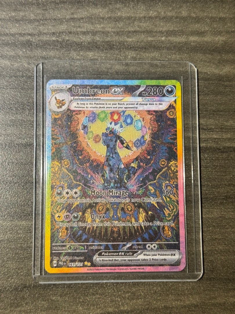 Umbreon ex #161 - Prismatic Evolutions, Hobbies & Toys, Toys & Games on ...