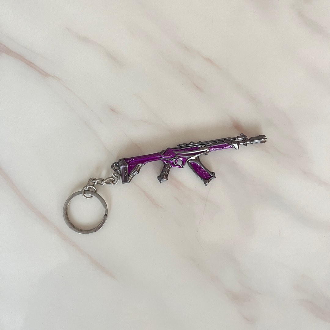 Valorant Vandal Purple Reaver Gun Keychain, Hobbies & Toys, Toys ...