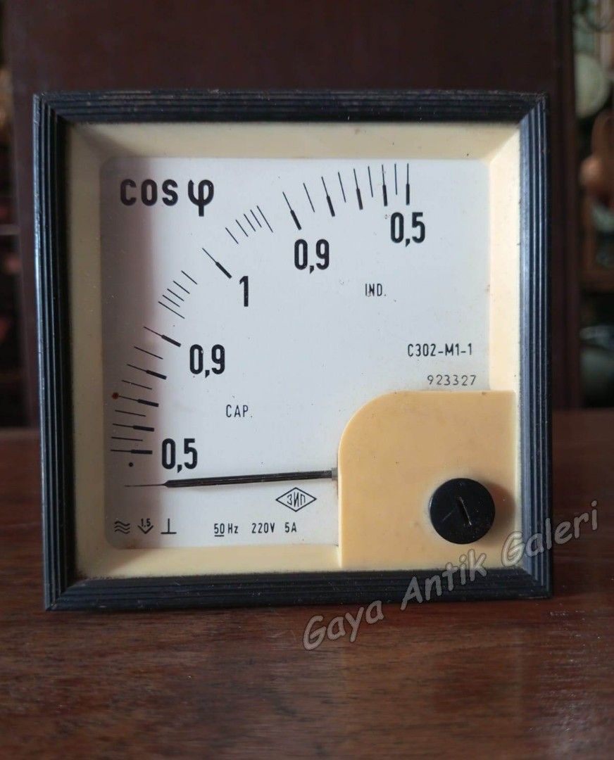 Vintage Cos Phi Meter Made In CCCP(Rusia), Elektronik, Lainnya di Carousell