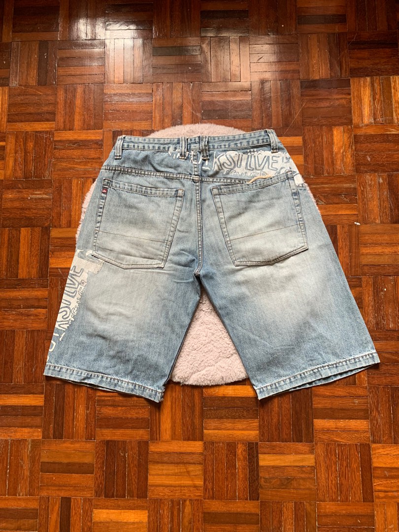 vintage quicksilver distressed jorts, Men's Fashion, Bottoms, Jeans on ...