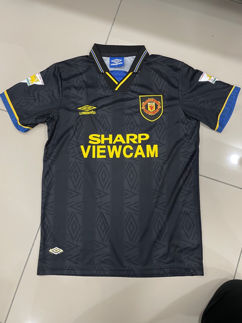 Vintage repro Man Utd 1993-94 Away Jersey Manchester United jersi, Men ...