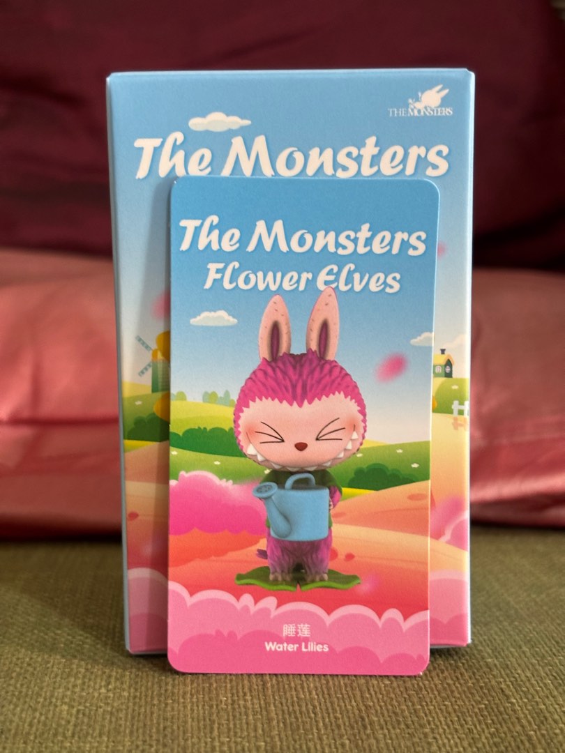 Water Lilies Labubu - Pop Mart The Monsters Flower Elves Series Figure ...
