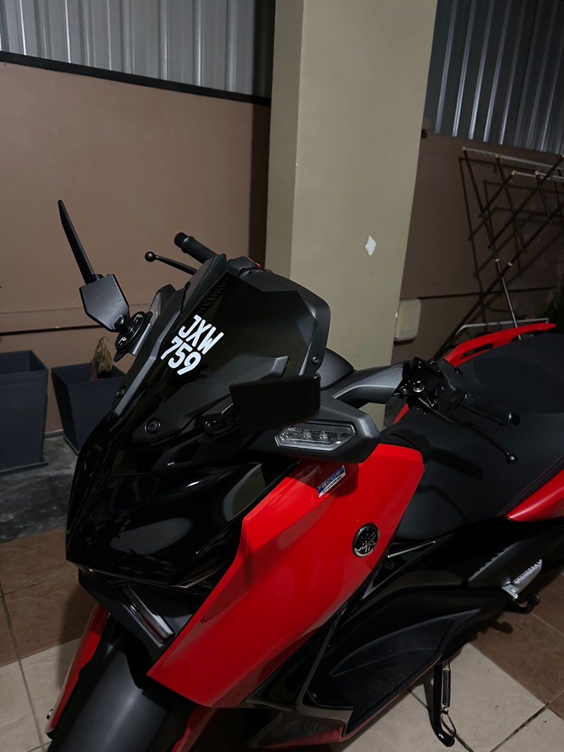 Xmax winglet side mirror bracker + side mirror fairing, Motorbikes on ...