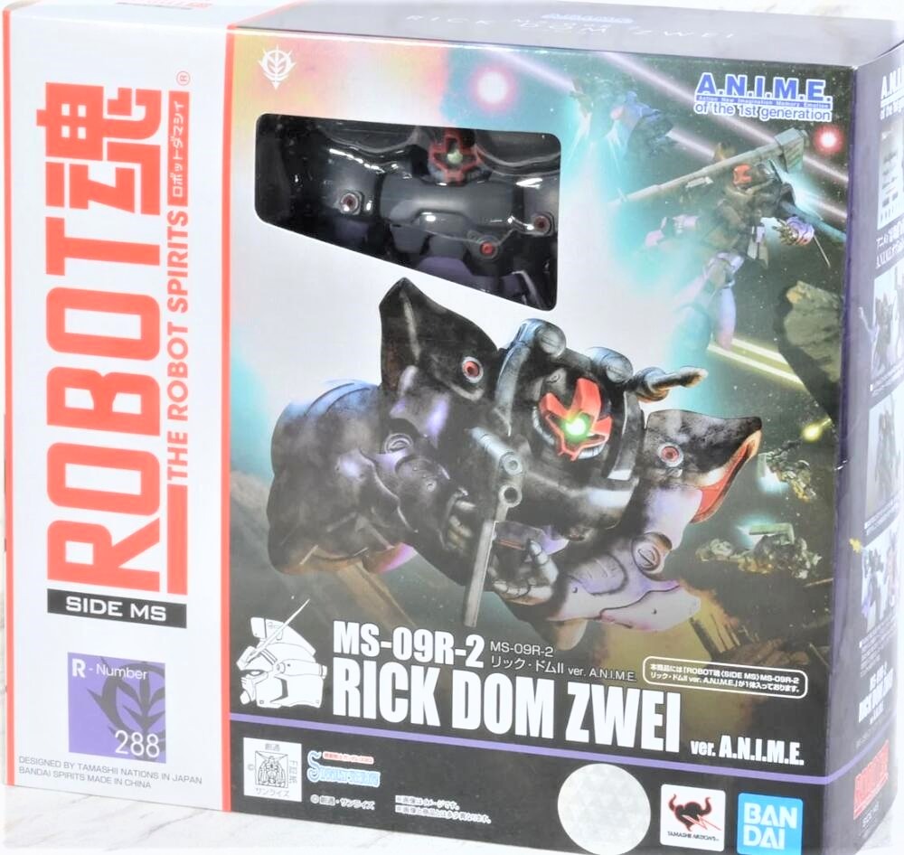 全新 日版 高達 Robot Spirit SIDE MS MS-09R-2 Rick Dom II ver. A.N.I.M.E. Action Figure BANDAI SPIRITS ...