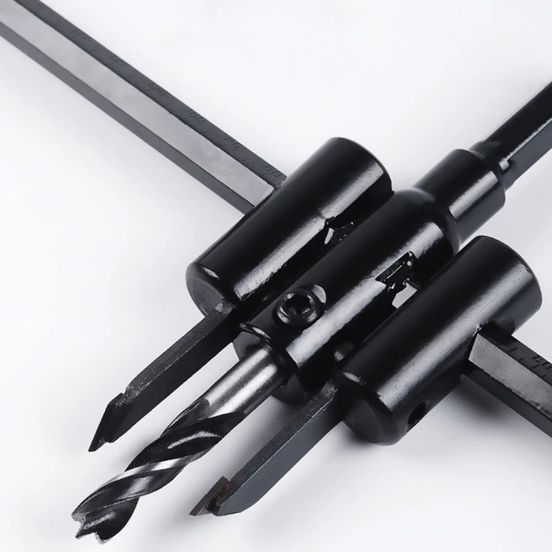 Adjustable Circle Hole Cutter Wood Drywall Drill Bit Saw Round Cutting ...