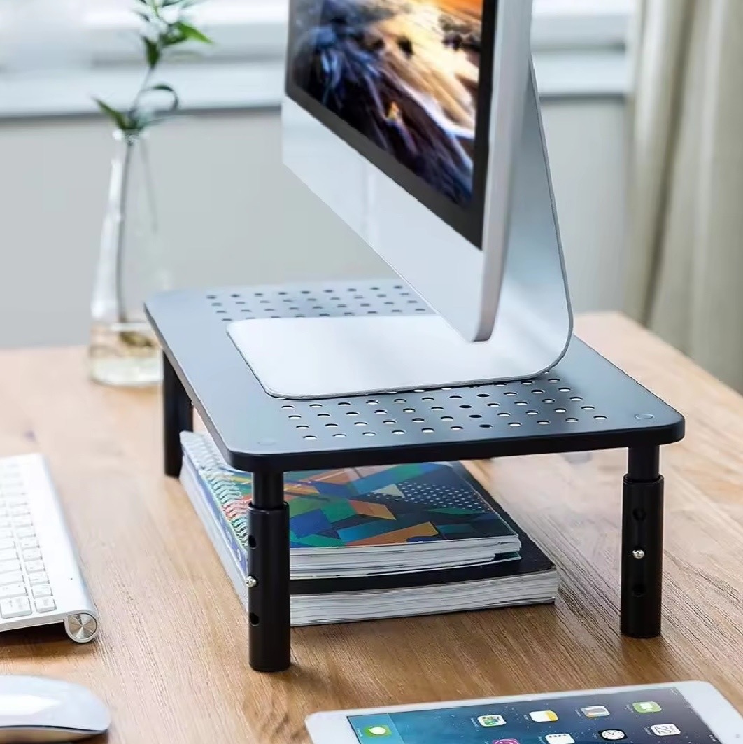 Adjustable Monitor Riser | Desktop Screen Stand | Office Desk Riser ...
