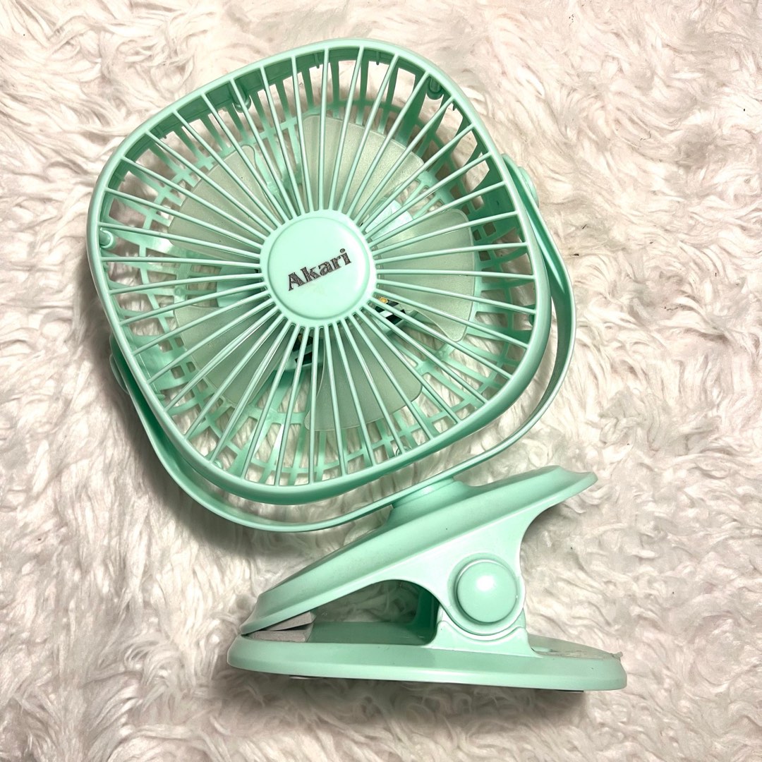 Akari Clip Fan, Furniture & Home Living, Lighting & Fans, Fans on Carousell