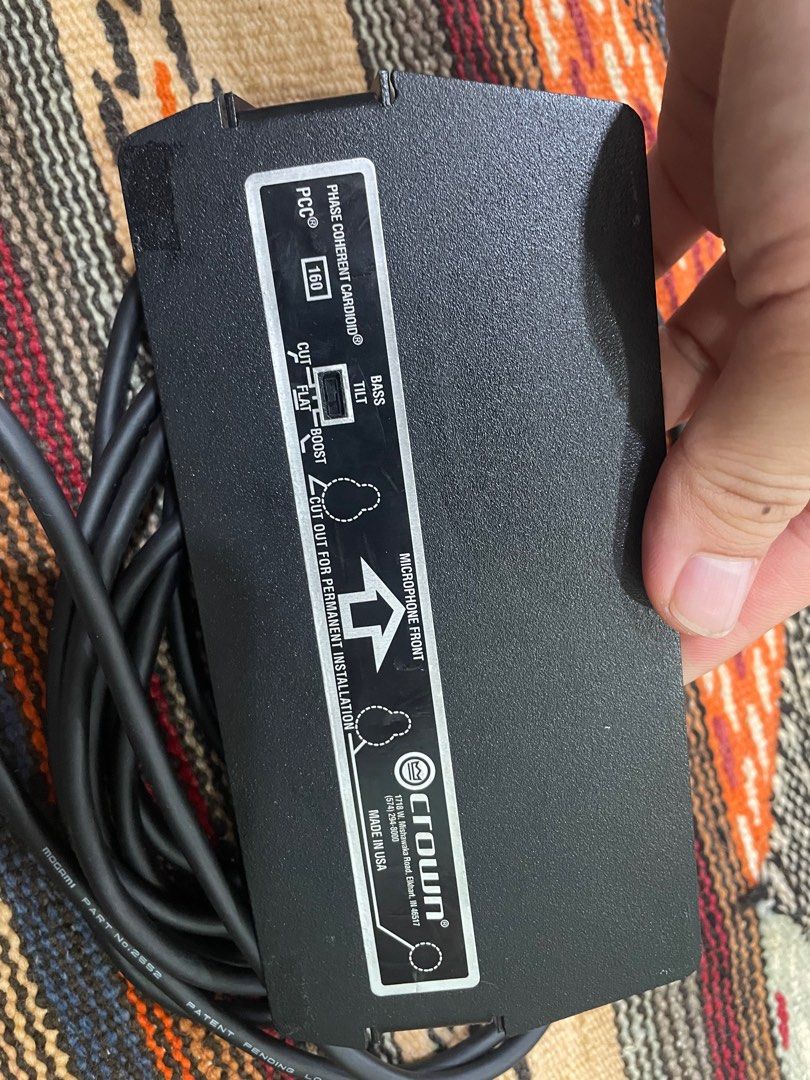 AKG Crown PCC160 Supercardioid Condenser Boundary Microphone / PZM - surface-mounted microphone ...