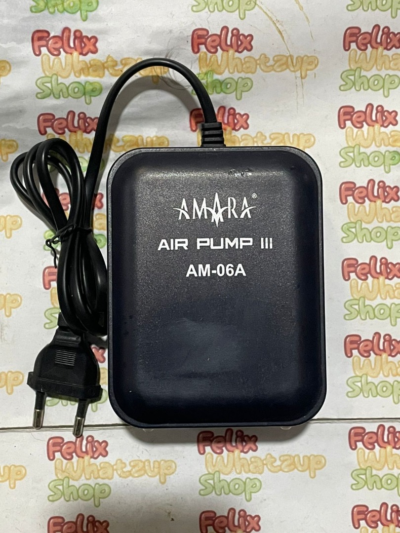 Amara AM 06A Air Pump III Aquarium Aerator 2 Lubang, Elektronik, Lainnya di Carousell