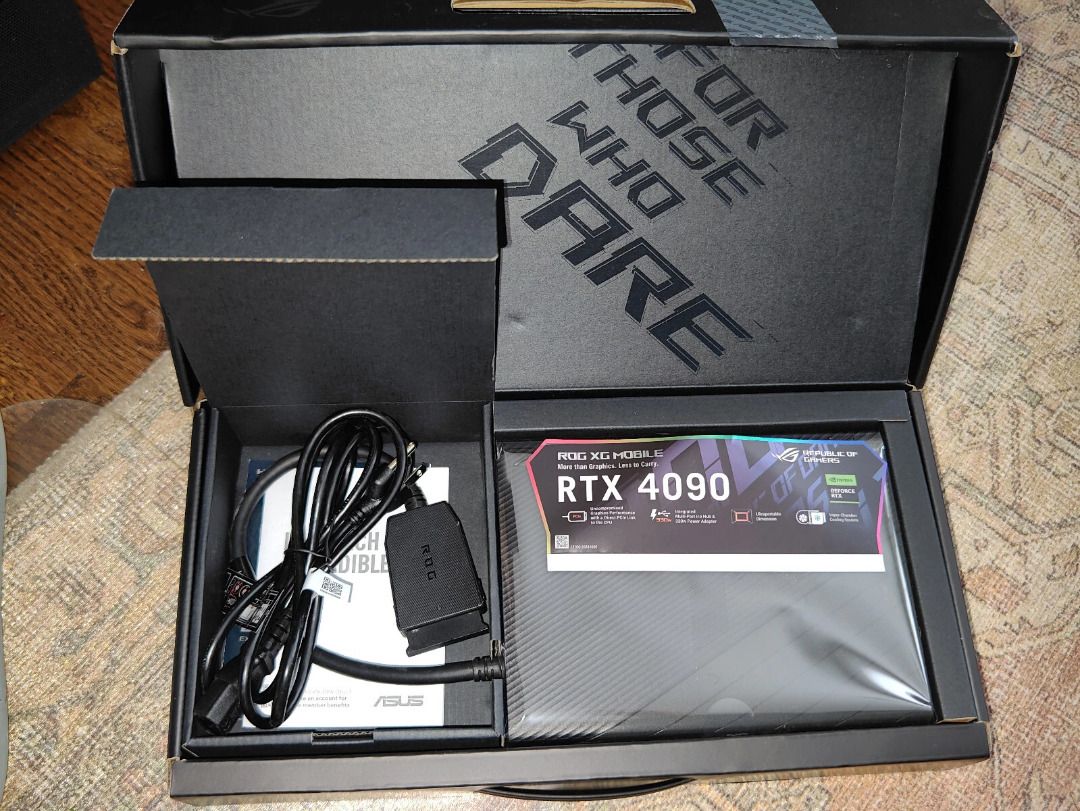 ASUS ROG XG Mobile eGPU Dock RTX 4090 16GB GDDR6 Graphics Card ...