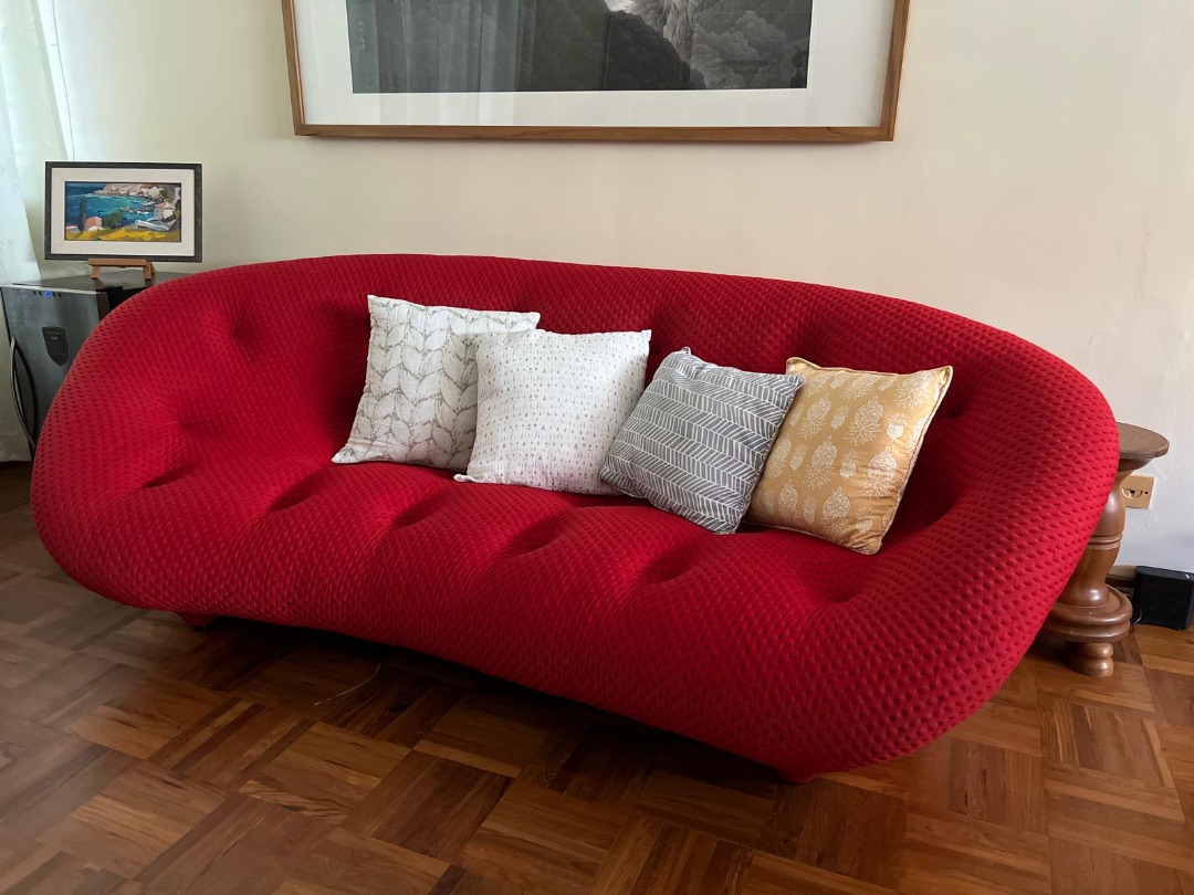 Authentic Ligne Roset Ploum sofa high back, Furniture & Home Living ...