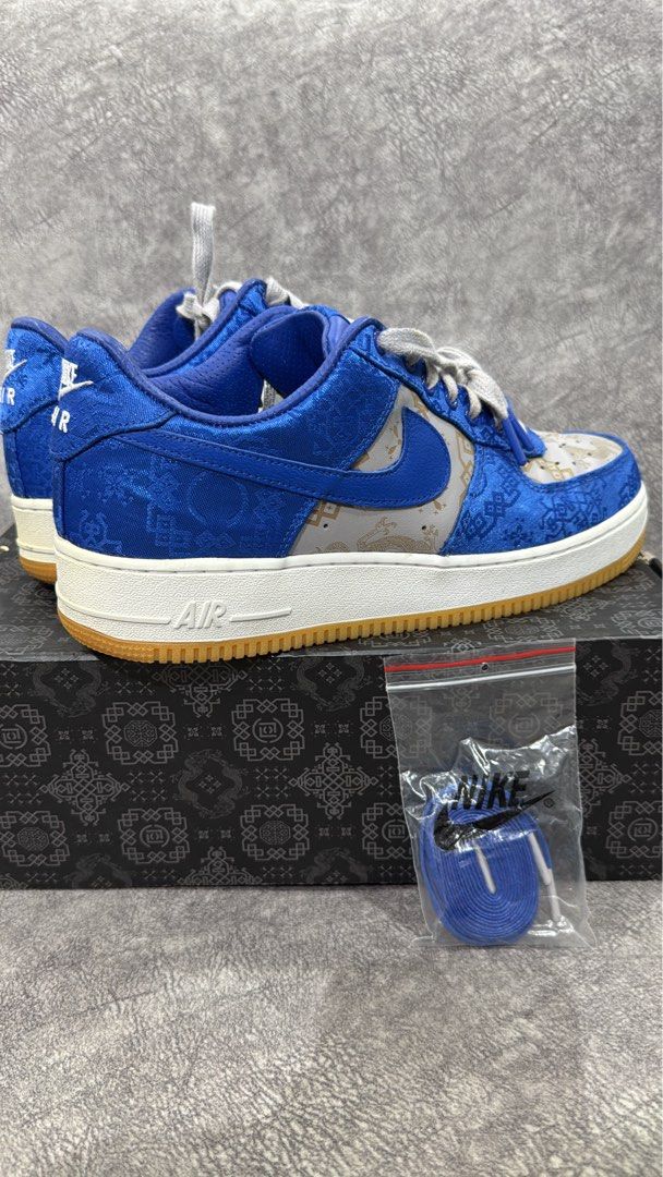 Authentic Nike AF1 Clot Edison Blue UK9, Men's Fashion, Footwear ...