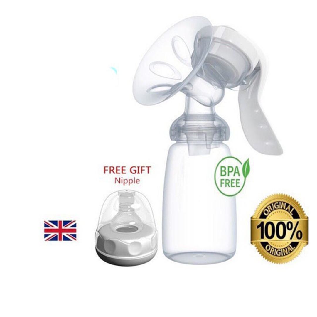 BAONEO 2-in-1 Manual Breast Pump - BPA-FREE with Nipple for Direct ...