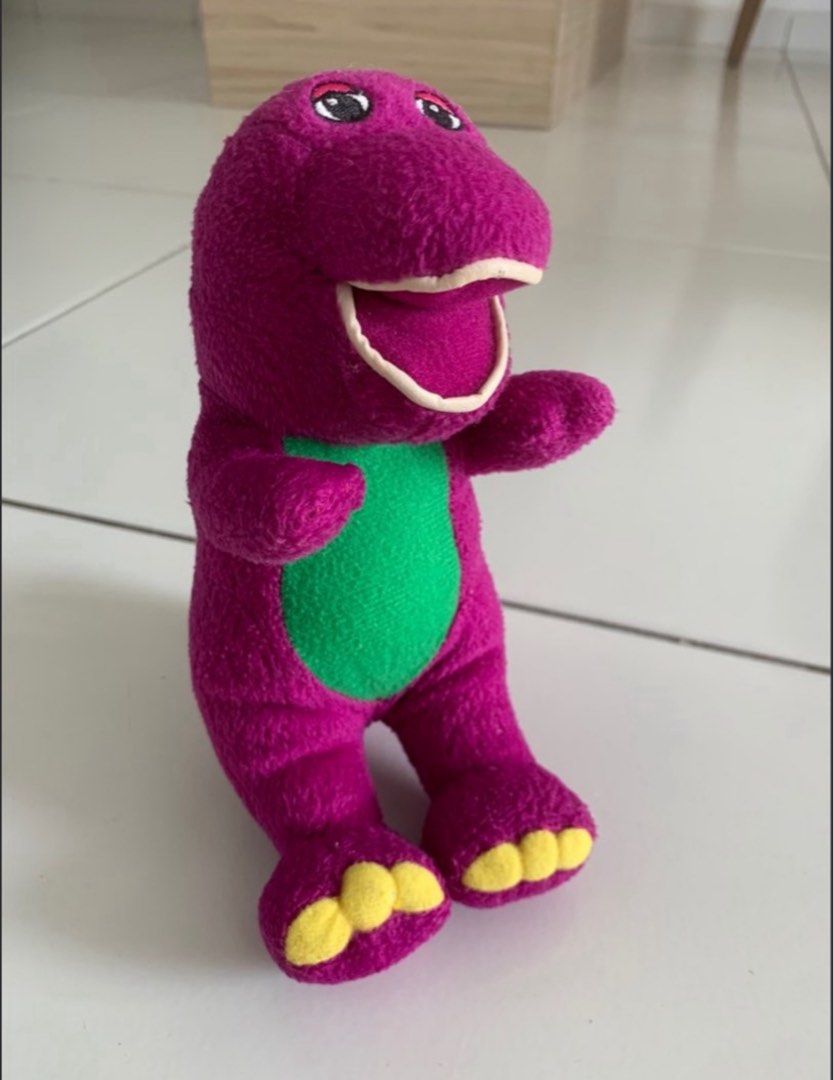 Barney Purple Soft Toy, Hobbies & Toys, Toys & Games on Carousell