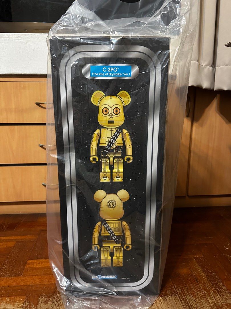 Bearbrick BE@RBRICK C-3PO (EP 9 Ver.) 1000%, Hobbies & Toys, Toys ...