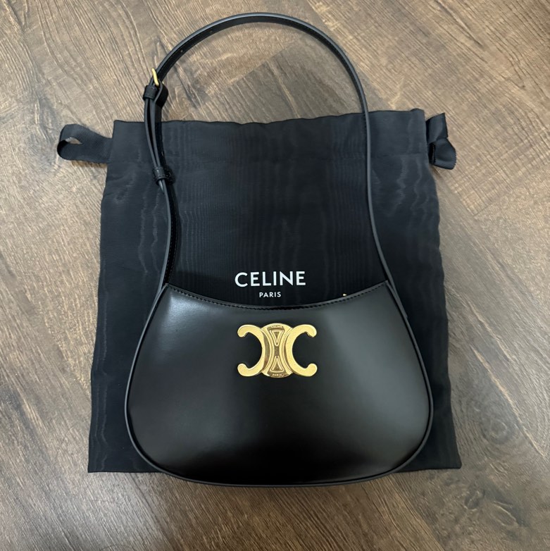 CELINE MEDIUM TILLY BAG IN SHINY CALFSKIN, Luxury, Bags & Wallets on Carousell