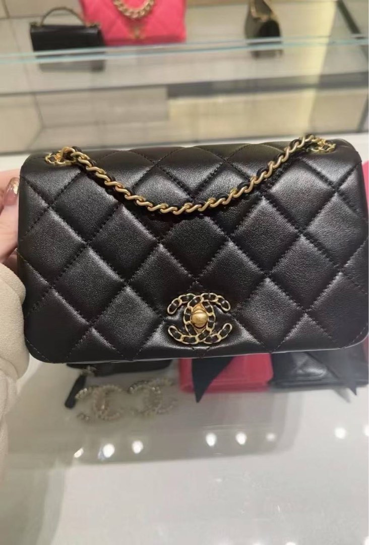 Chanel 24P mini crossbody flap, Luxury, Bags & Wallets on Carousell
