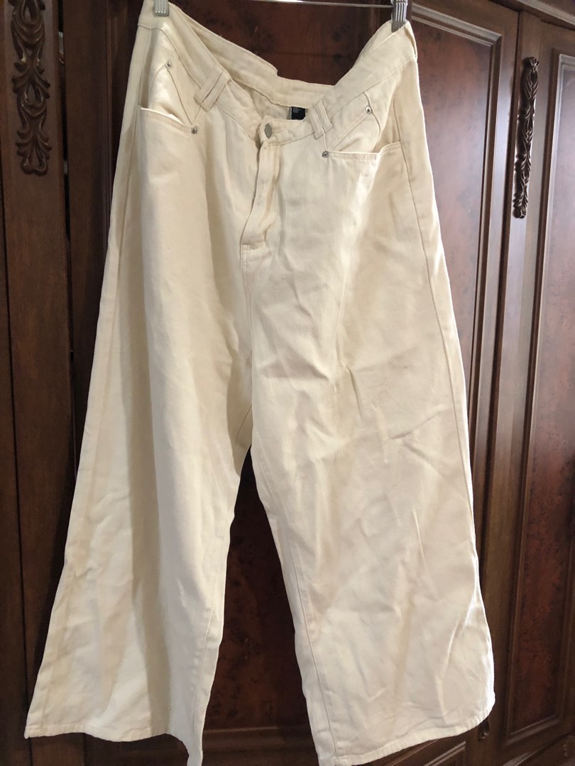 Cider wide leg denim, Women's Fashion, Bottoms, Other Bottoms on Carousell