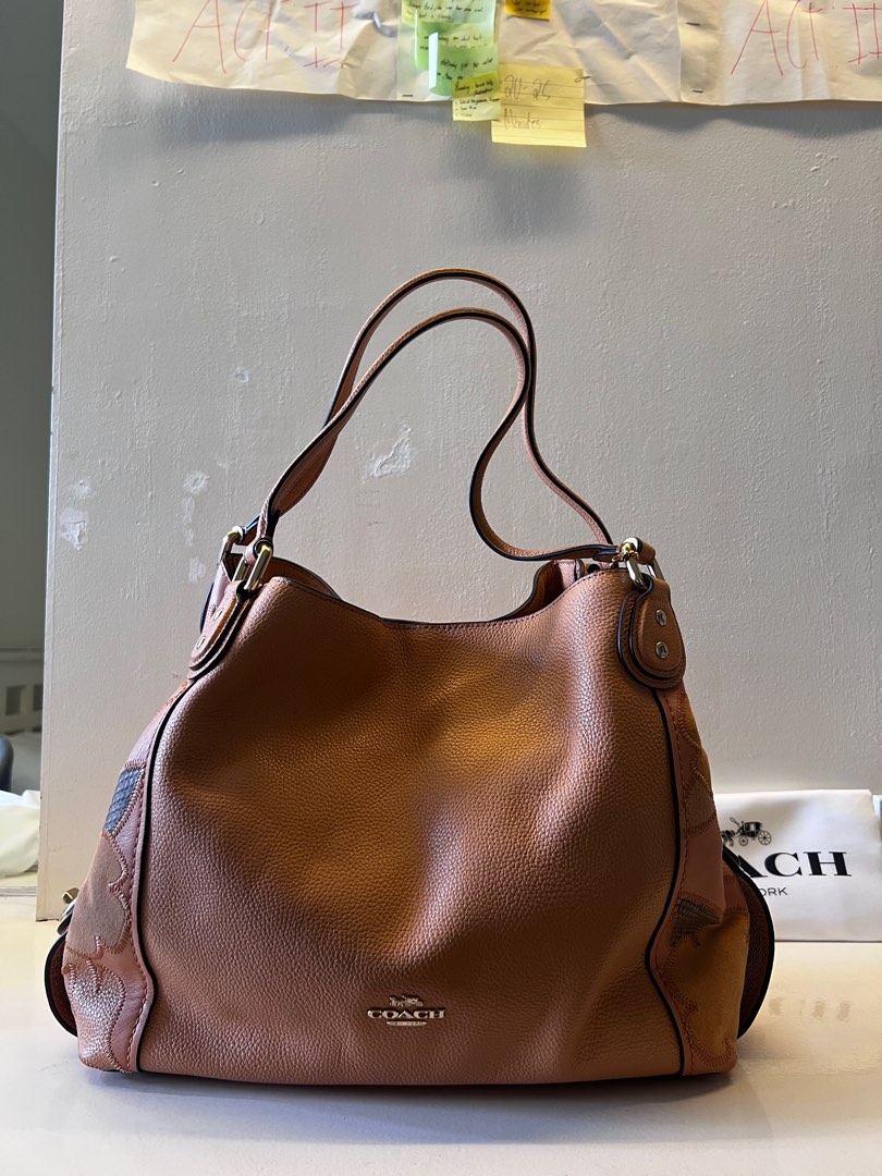 Coach Edie Shoulder Bag 31 with Downtown Embellishments, Women's ...