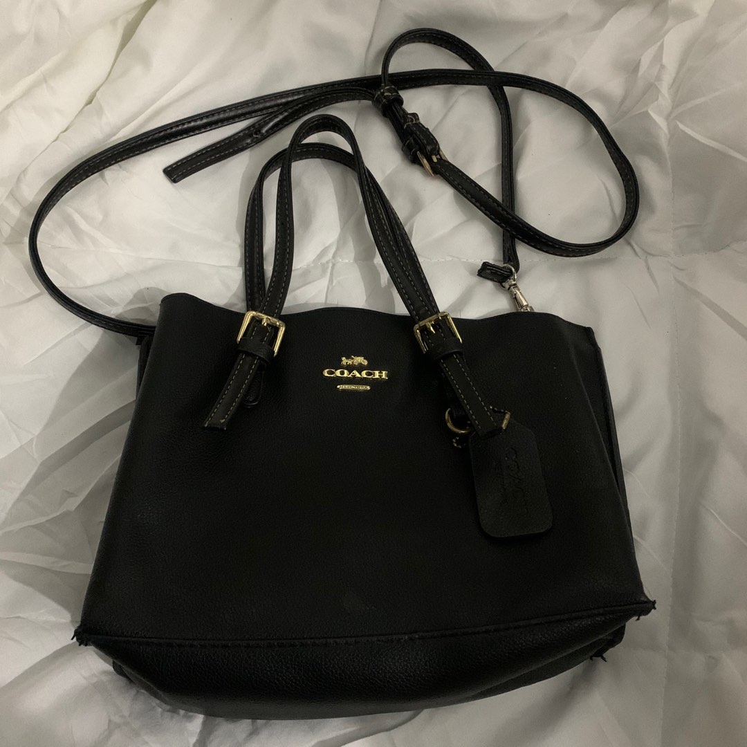 coach mollie tote 25 mini bag, Women's Fashion, Bags & Wallets, Tote ...