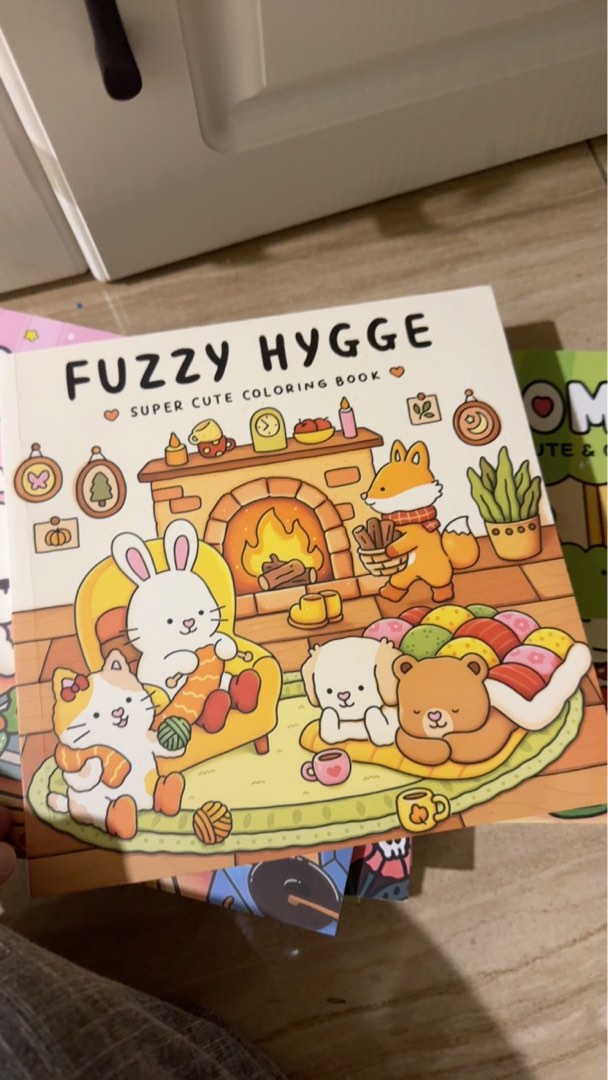CocoWyo Comfy Days Cute & Comfy Coloring Book, Hobbies & Toys, Books ...