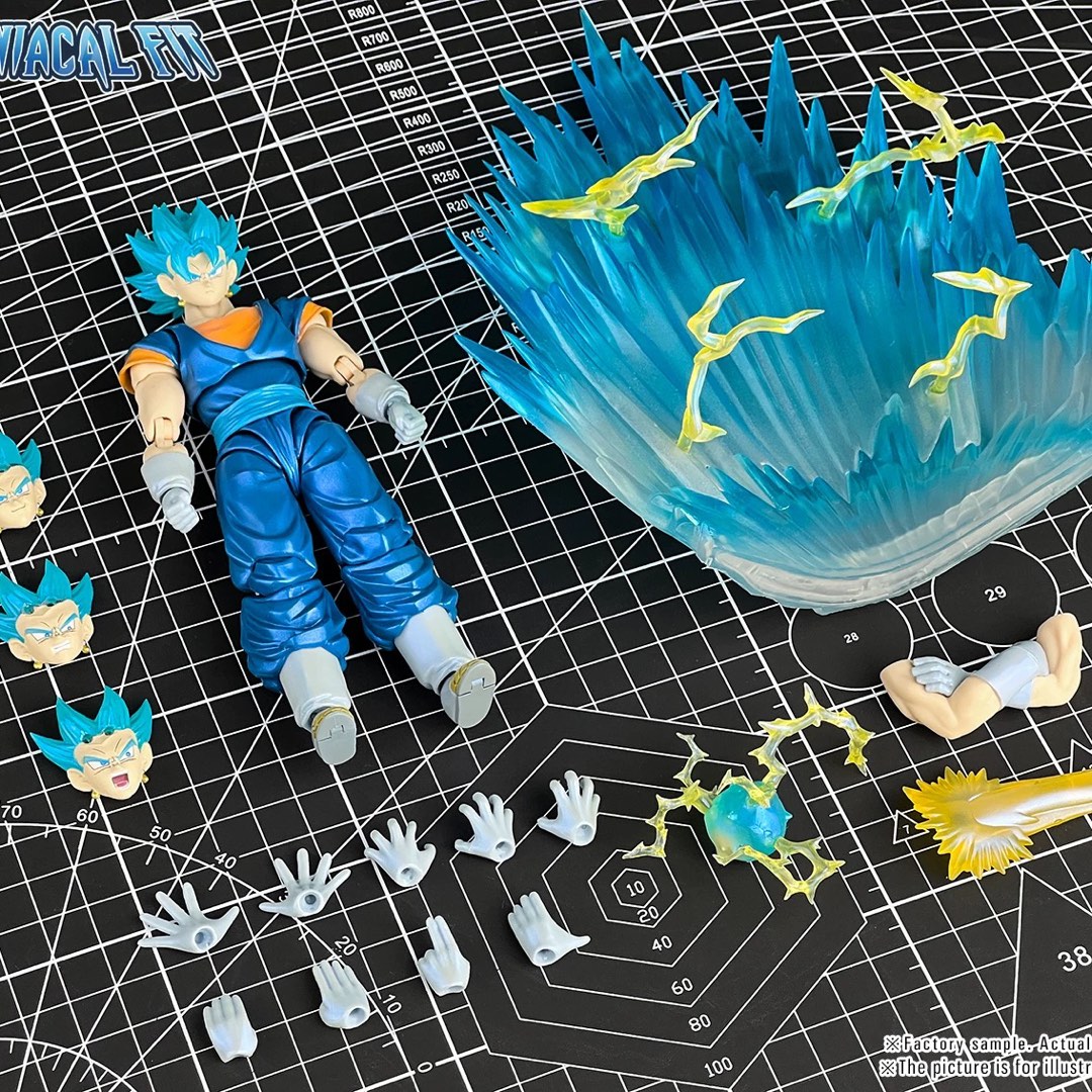 Demonical Fit SHF Dragonball Z NYCC Super Saiyan God Super Saiyan ...