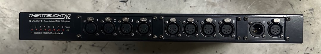 DMX Splitter 8 Way Isolated, Photography, Photography Accessories ...