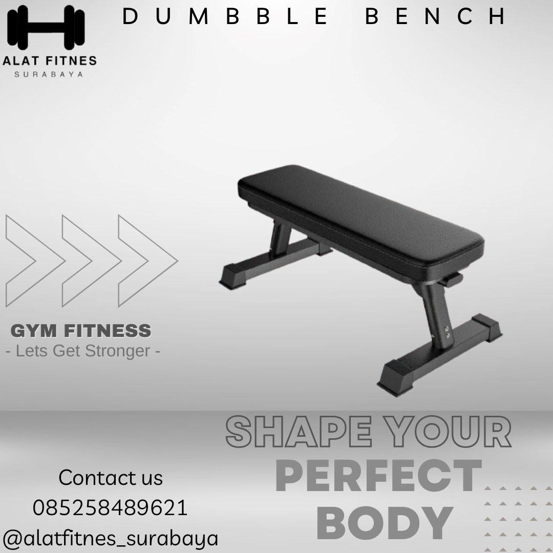 Dumbble bench alat fitnes custom commercial, Olah Raga, Perlengkapan ...