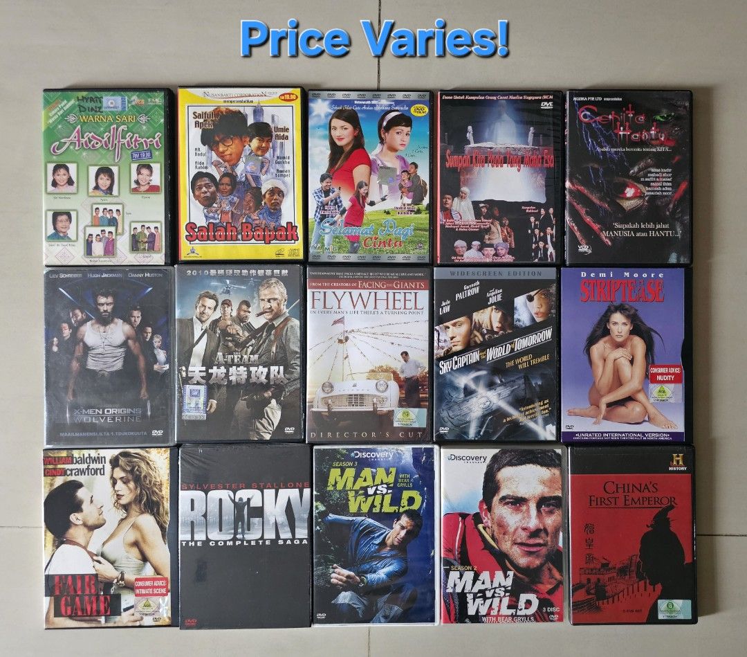 DVD,Warna Sari Aidilfitri,Salah Bapak,Selamat Pagi Cinta,Sumpah Kita Pada Yang Maha EsaCinta ...